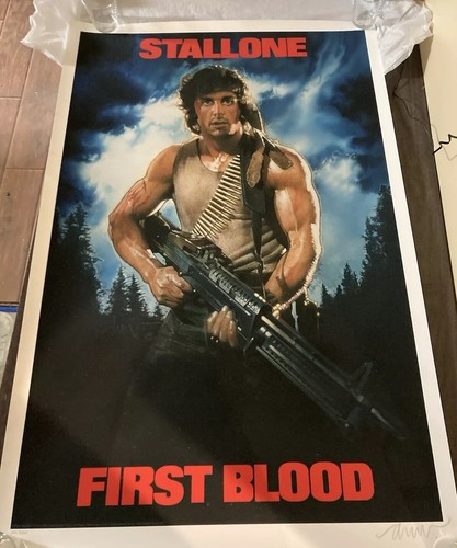 Drew Struzan Rambo First Blood Poster Giclee Art Print By Galactic ...