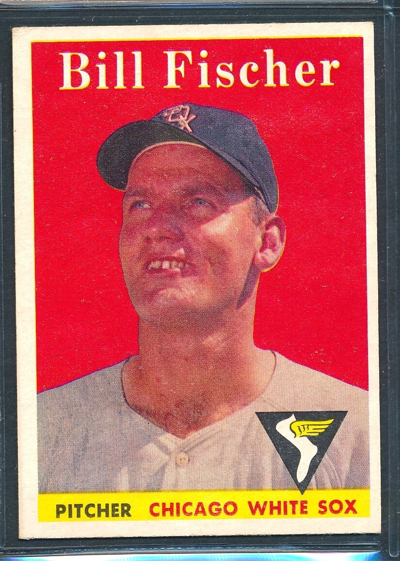 1958 Topps #56: BILL FISCHER Rookie RC Chicago White Sox ~ EX | eBay