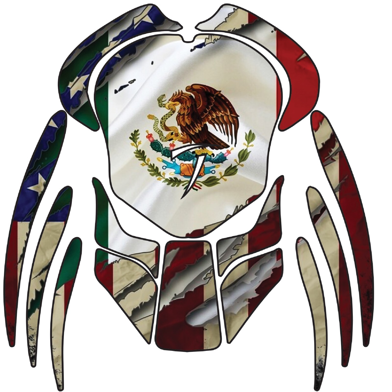 Predator Mask AVP Sticker, Predator Helm high quality sticker Multiple ...