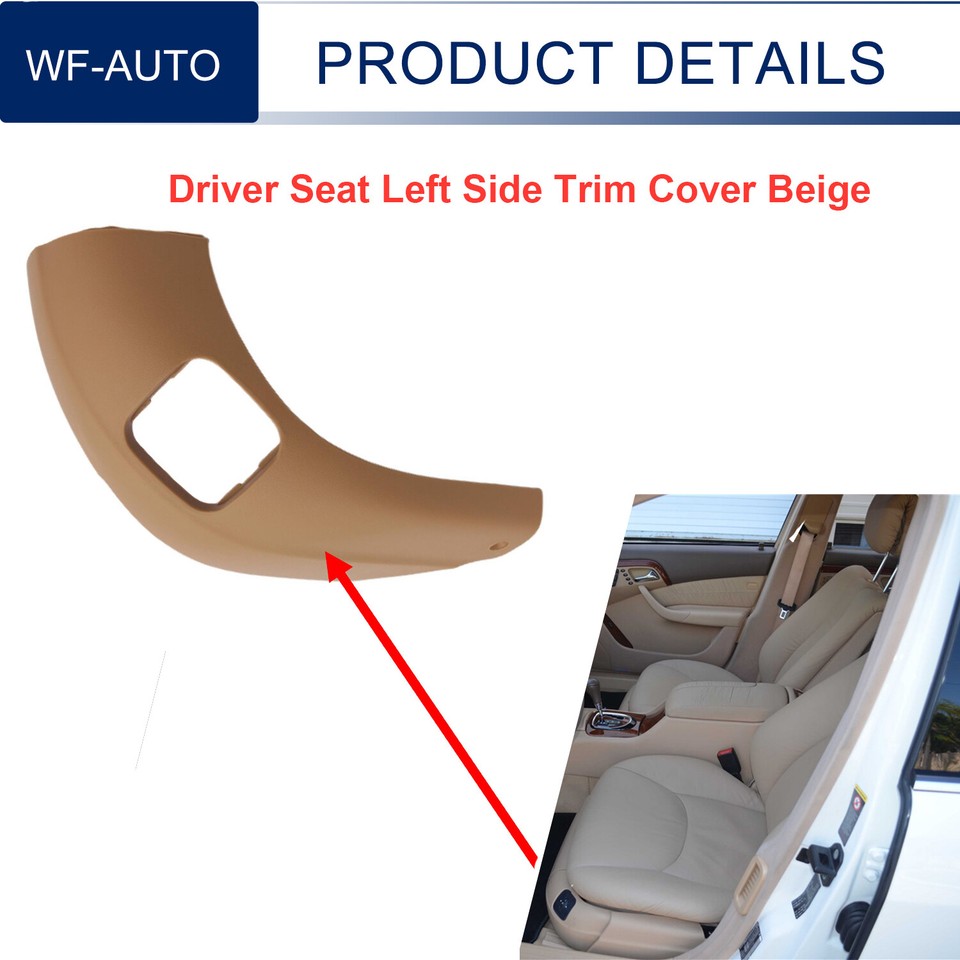 Driver Seat Left Side Trim Cover Beige for Mercedes-Benz W220 S-Class ...