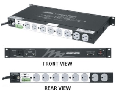 Middle Atlantic Products PDC-915R-6 Controllable 2-Stage Surge 9 Outlet ...