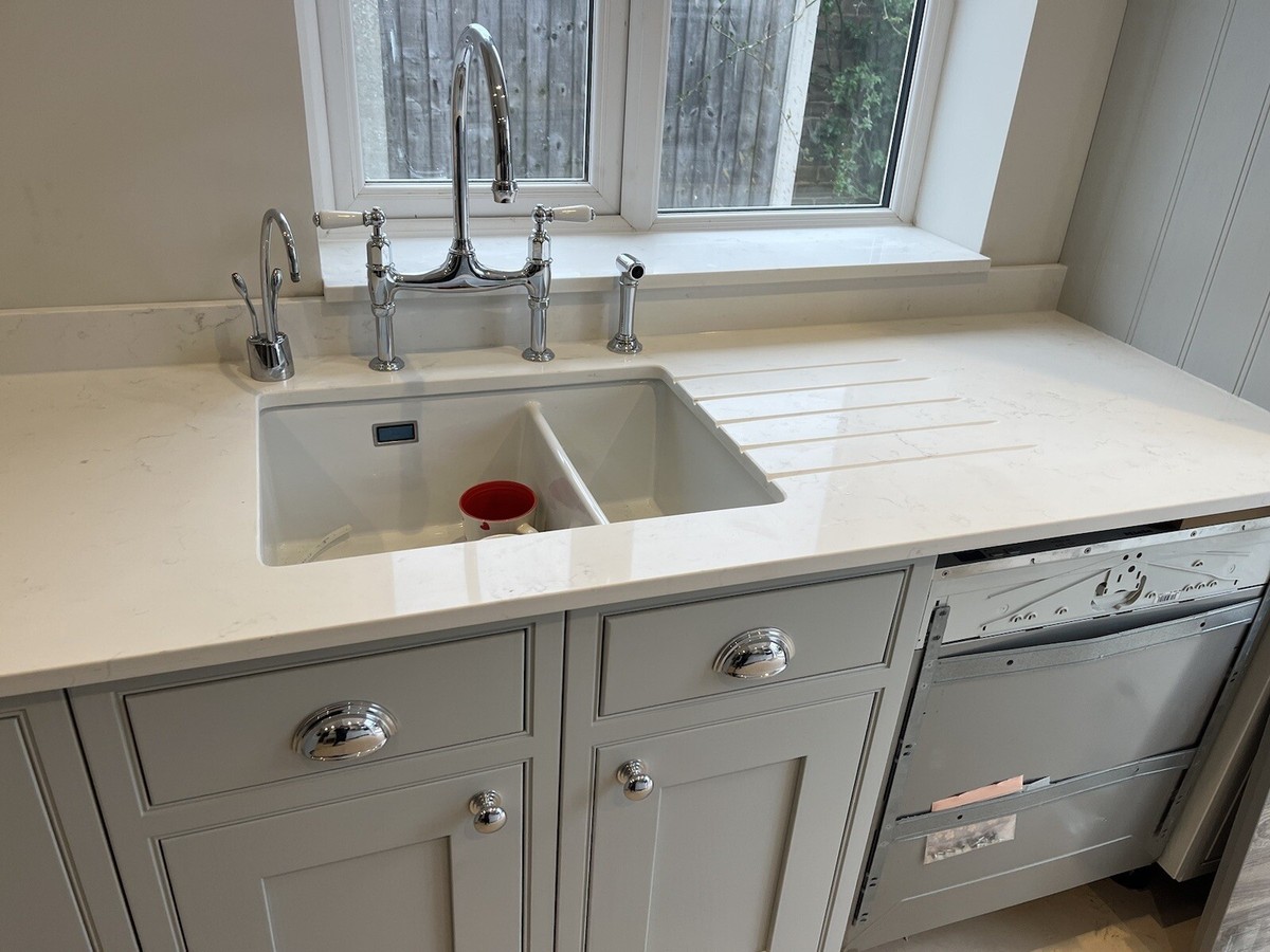 Aspen Ice Gemini Quartz Gemini Worktops, 47% OFF