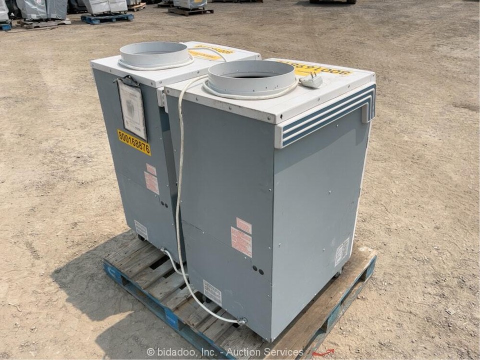 2017 Lot of (2) MovinCool Climate Pro 12 Portable Heating & Cooling ...