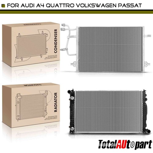 Radiator & AC Condenser Cooling Kit for Volkswagen Passat 1998-2002 ...