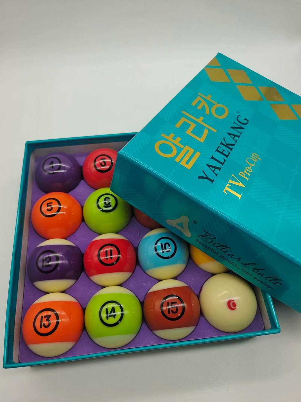 YALEKANG TV Pro-Cup Phenolic Resin Billiard Pool Ball 2-1/4" Set | eBay