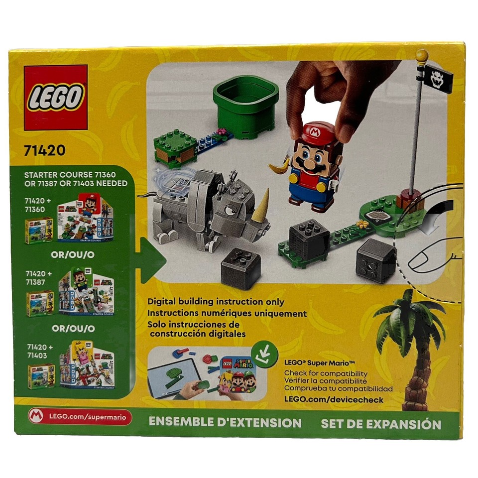 LEGO® Super Mario Rambi the Rhino 71420 New In Box 673419374545| eBay