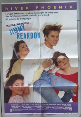 A NIGHT IN THE LIFE OF JIMMY REARDON ORIG FOLDED MOVIE POSTER 1988 ...
