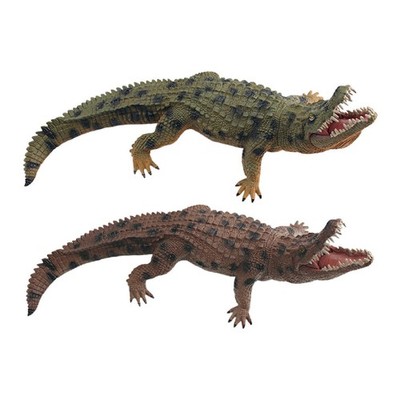 Alligator Figurine 12.80inch Reptile Toys Home Decoration Soft Animal ...