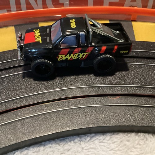 TYCO TOYOTA BANDIT 4X4 PICKUP TRUCK HO SLOT CAR IN BLACK W AC CUSTOM ...