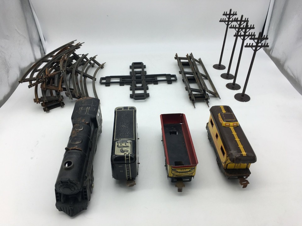 Marx Lines Train Set Tin Vintage 1950s Union Pacific w/ Track ...