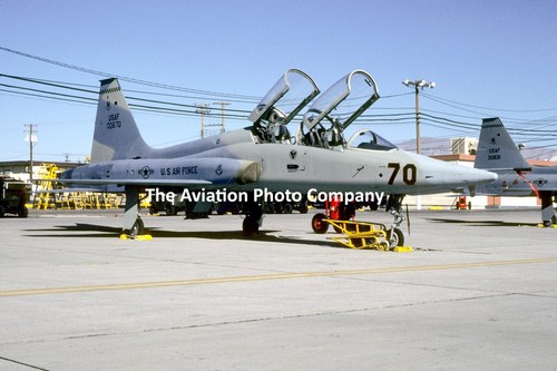 US Air Force 57 FWW Northrop T-38A Talon 61-0870 at Nellis AFB (1980 ...