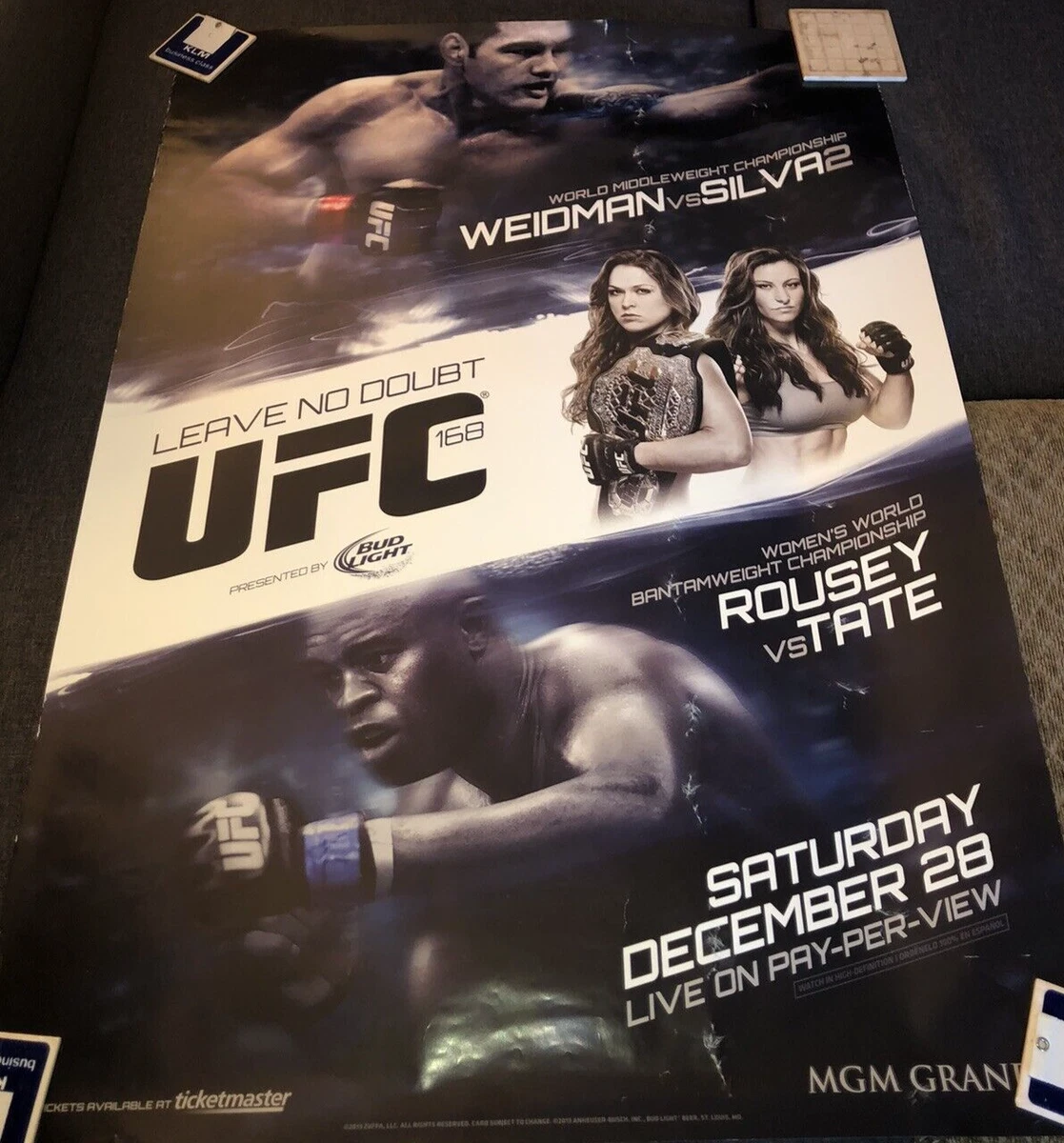 Rousey Vs Tate 2 Poster