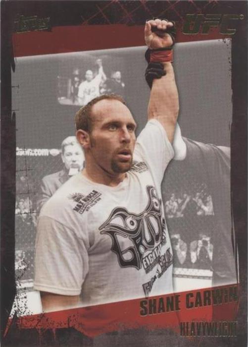 2010 Topps UFC Series 4 - Shane Carwin #98 Gold for sale online | eBay