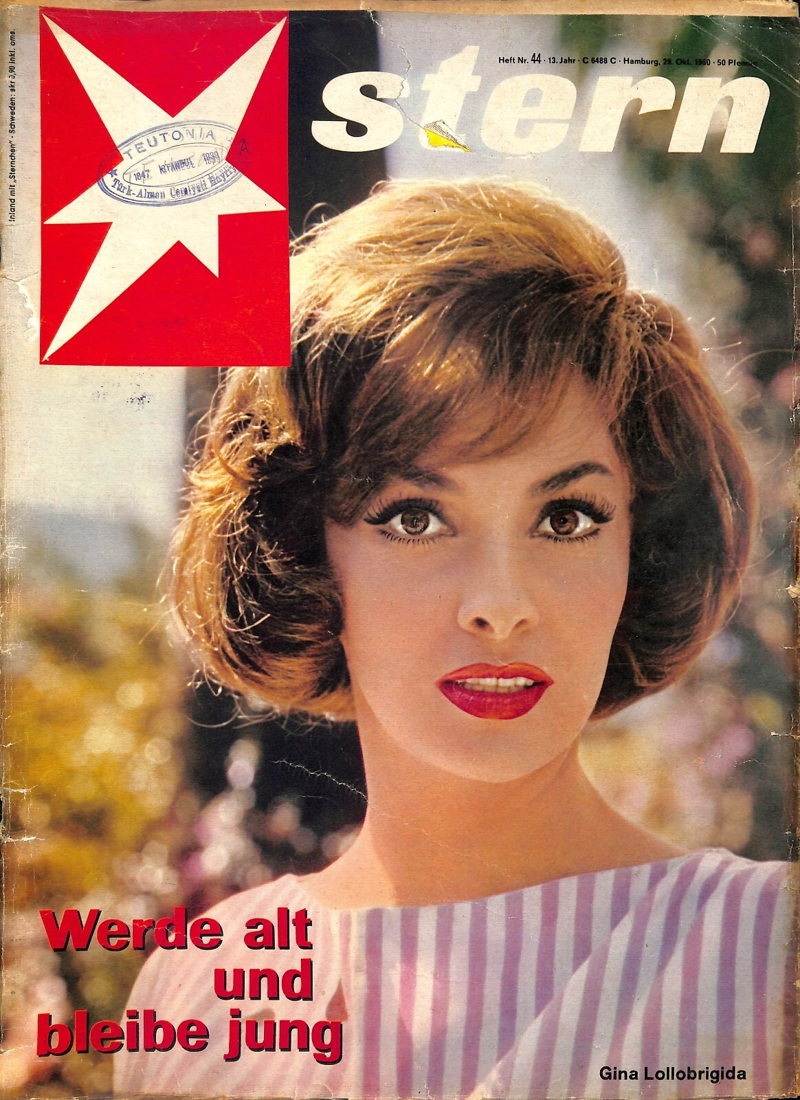 Stern Magazine 29 October 1960 - Gina Lollobrigida Cover | eBay