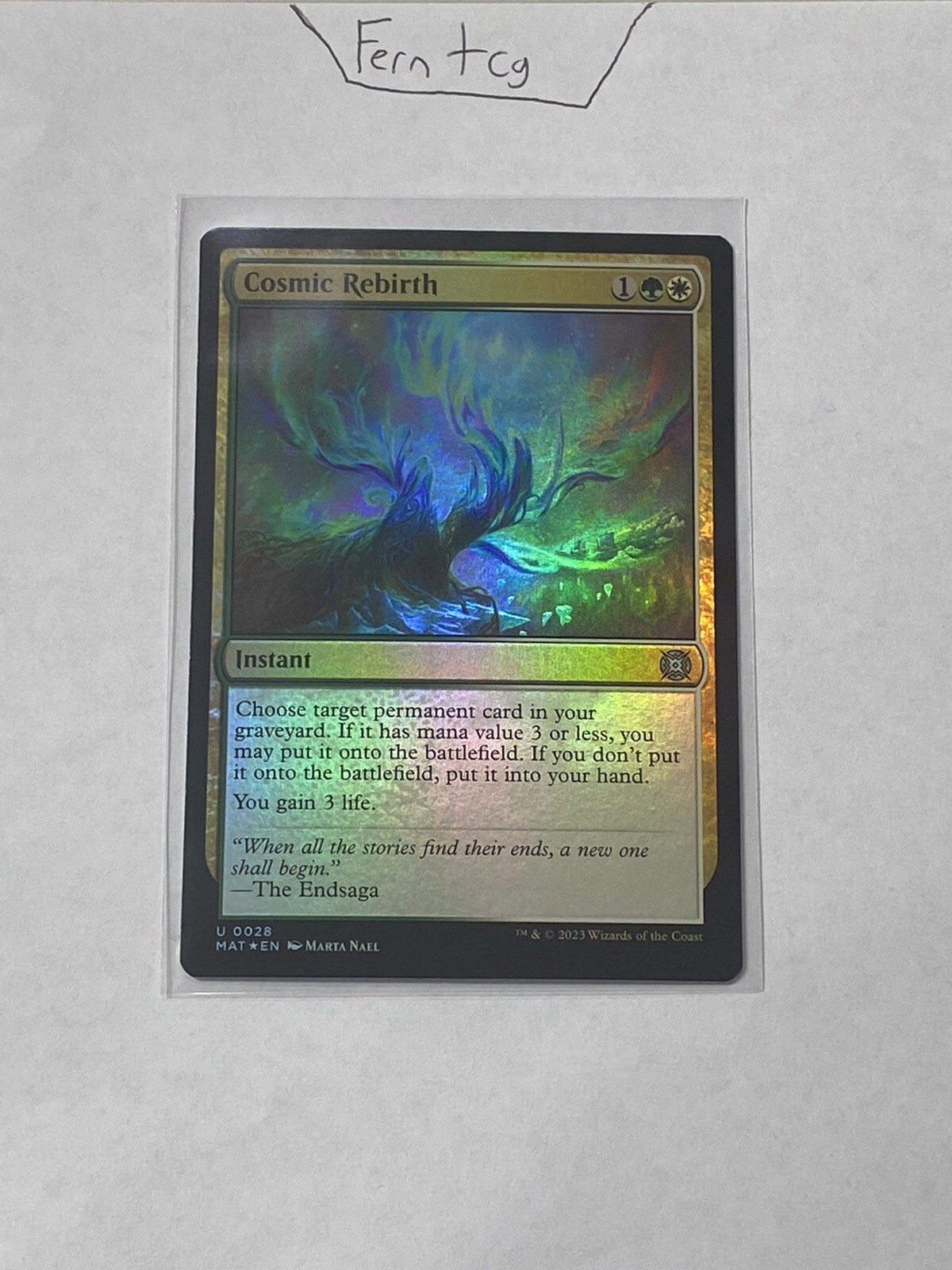 Magic Cosmic Rebirth Uncommon Foil March of the Machine Aftermath Ships ...