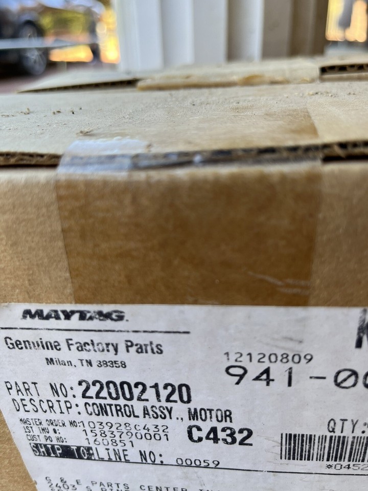 maytag neptune washer motor control board 22002120 new, in box | eBay