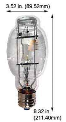 Damar 26572B Metal Vapor 350W Clear BT28 Bulb | eBay