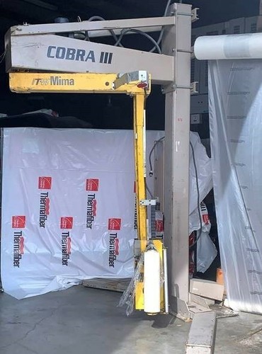 ITW Mima Cobra III Rotary Arm Stretch Wrapper. Overhead Stretch Wrapper ...