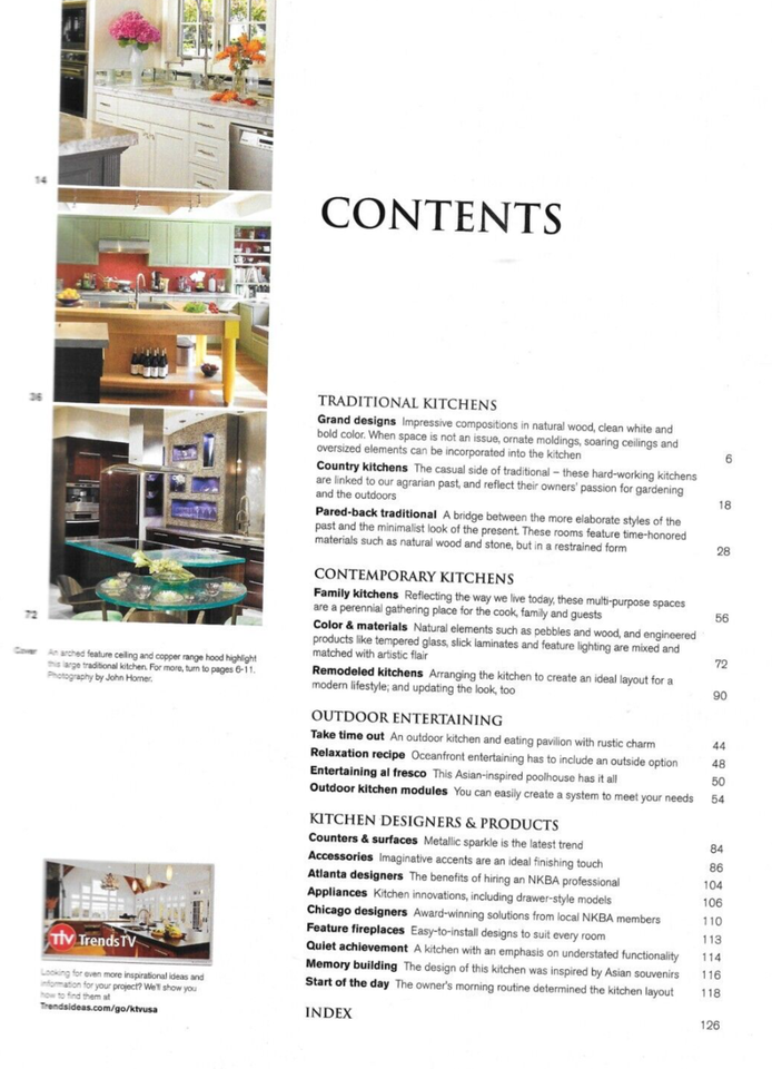 Kitchen Trends Home Magazine Traditional Contemporary Outdoor ...
