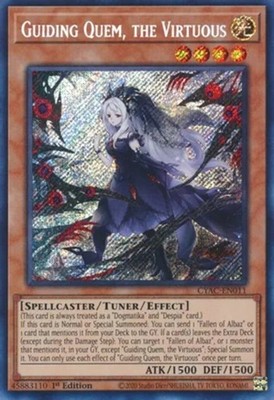 Guiding Quem, the Virtuous - CYAC-EN011 - Secret Rare - 1st Edition x1 ...