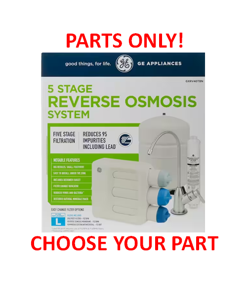 Ge Under Sink Reverse Osmosis Water Filtration System GHP White Under