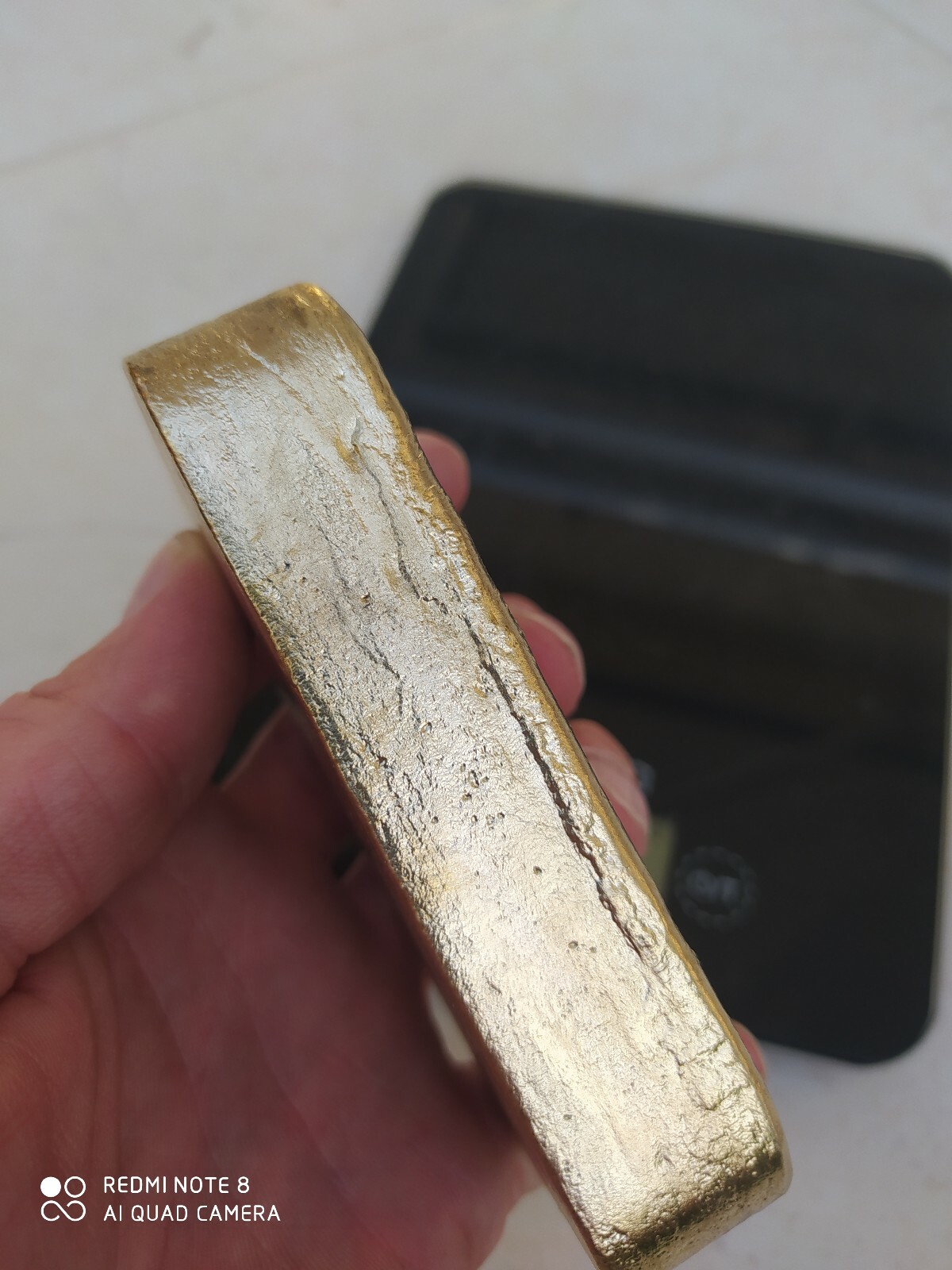 1063 Grams Scrap Gold Bar For Gold Recovery Melted Different Computer ...