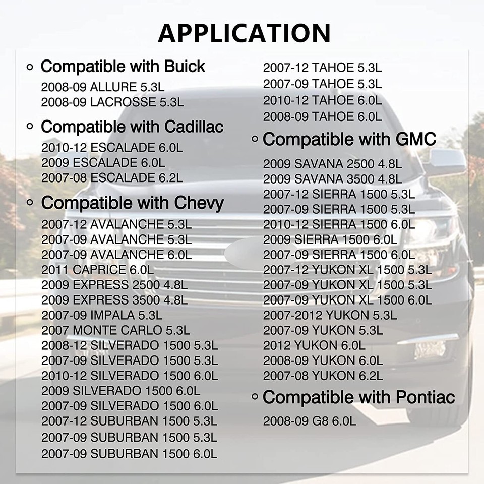 Set 16 Active Fuel Management AFM DOD Valve Lifters for Chevy GM 5.3L 6 ...