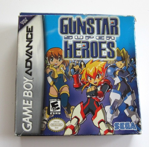 Gunstar Super Heroes (Game Boy Advance | GBA) BOX MANUAL INSERTS ONLY ...