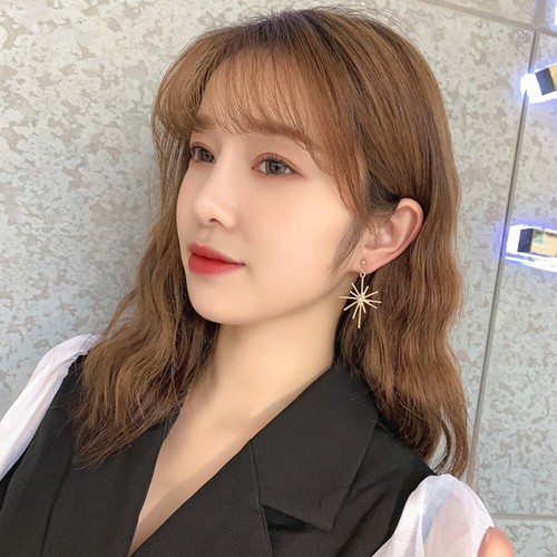 Pendant Sunshine Earrings Bohemian Crystal Ear Studs Rising Sun ...