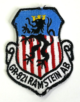 Vintage GR 821 Ramstein Air Base Patch | eBay