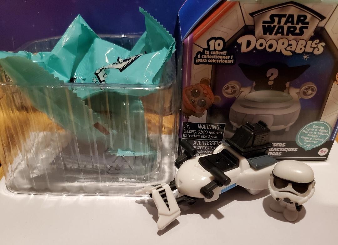 Just Play Star Wars Doorables Galactic Cruiser Stormtrooper Speeder ...