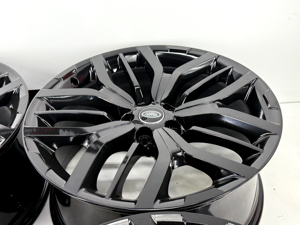 22"RANGE ROVER FACTORY WHEELS GLOSS BLACK SVR DEFENDER 5X120 LAND ROVER ...