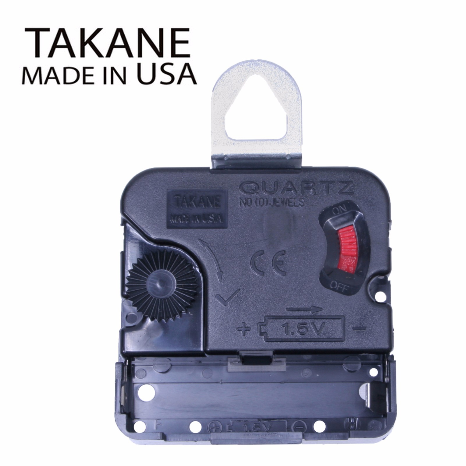 USA Takane Quartz Clock Movements Kit with Hands, 7/8" Shaft Length ...