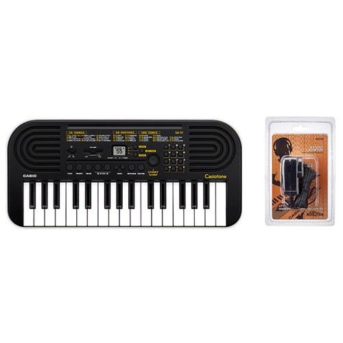 Casio SA-51 Casiotone Mini 32 Key Keyboard/Electric Piano w/Wall ...