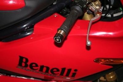 R&G Racing Black Bar End Sliders For 2003-2010 Benelli Tornado Tre 900 ...