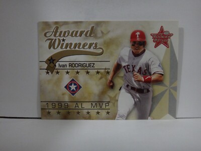 2002 Leaf Rookies And Stars Award Winners Ivan Rodriguez #295 HOF | eBay