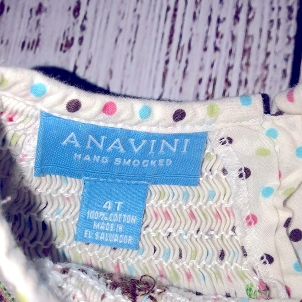 Anavini little girls smocked dress size 4T | eBay