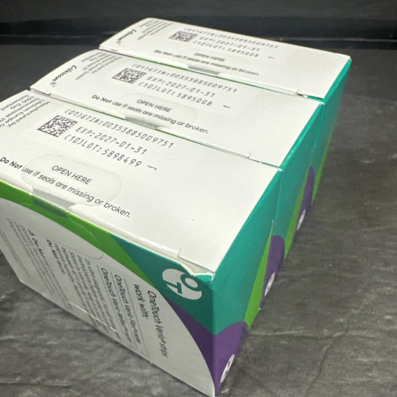 OneTouch Verio Glucose Blood Test Strips 300 Count (3 bxs 100 each) Exp ...