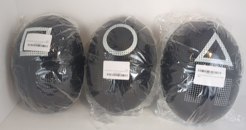 Squid Games 2 Squid Game Mask Set Circle Worker Triangle Soldier Square ...