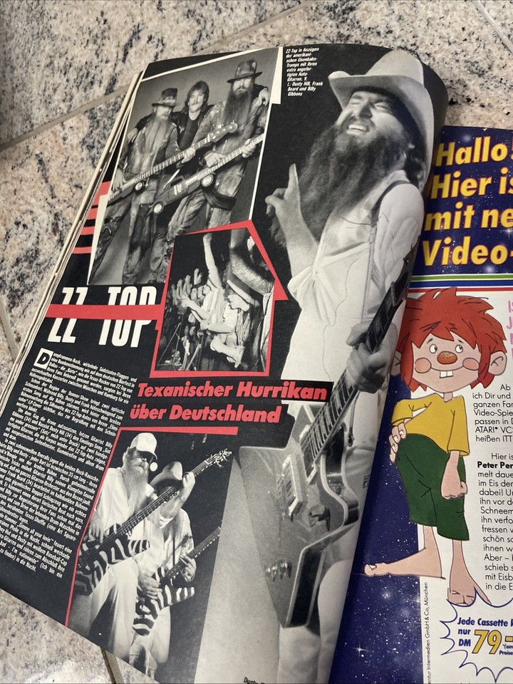 BRAVO 17.11.83 Def Lepard ZZ Top Nena Bryan Adams Boy George Paul Young ...