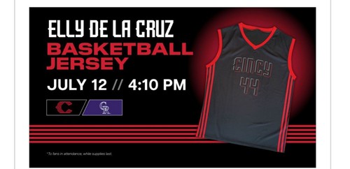 Elly De La Cruz SGA Basketball Jersey (Presale) 7/12 | eBay