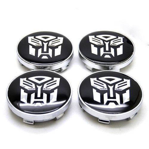4x 60mm Transformers Autobot Car Wheel Center Hub Caps Badge Emblems ...