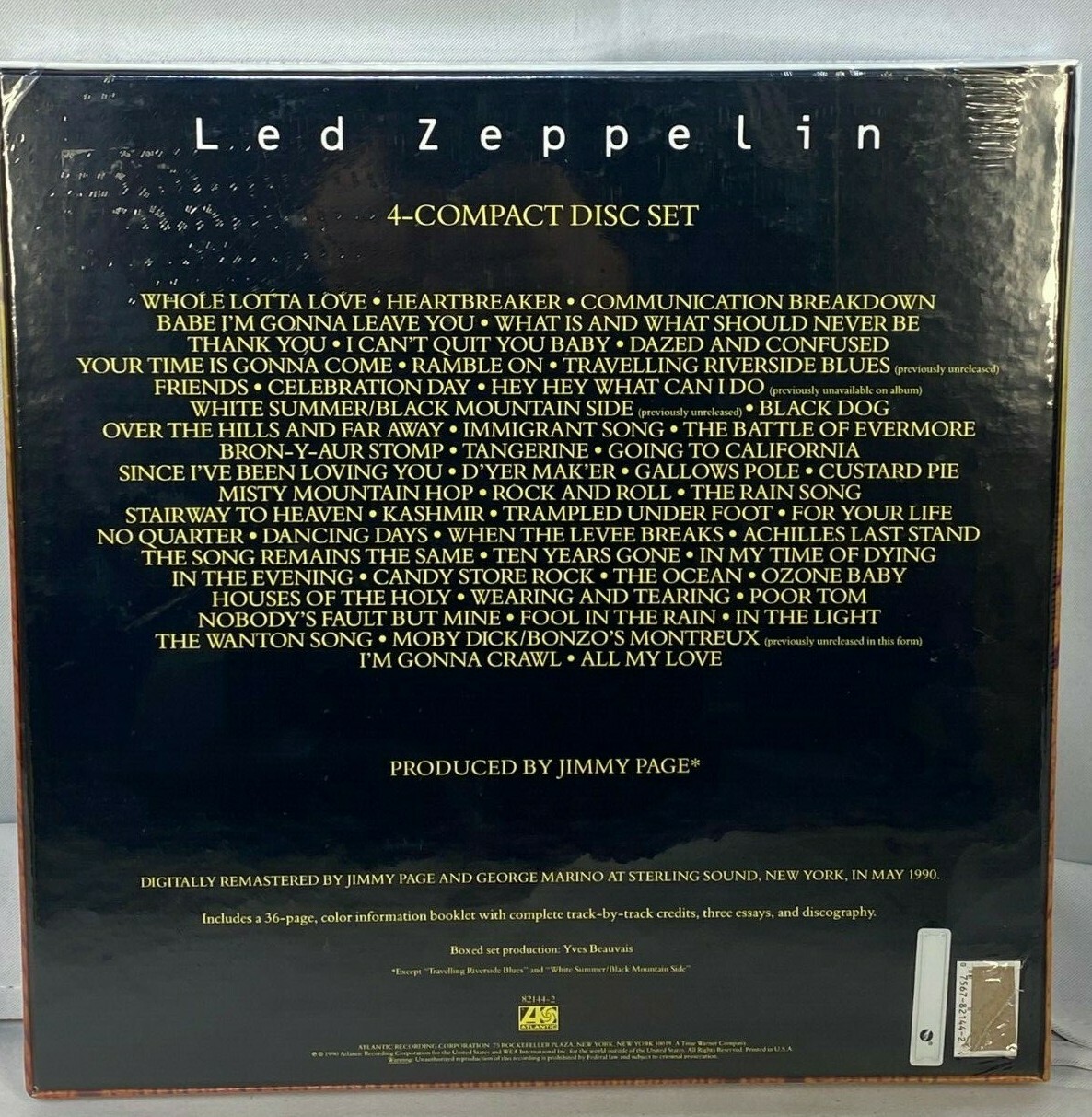 LED ZEPPELIN Led Zeppelin [Box Set] [Box] (CD, Oct-1990, 4 Discs ...