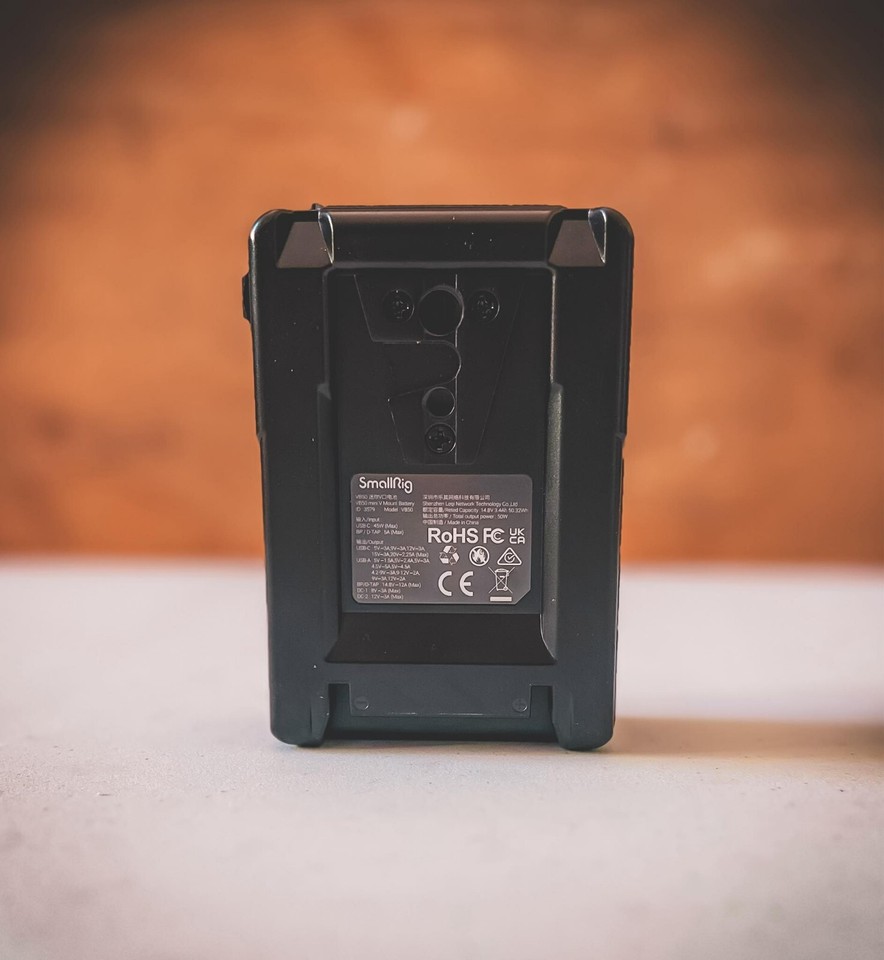 SmallRig VB50 50Wh 3400mAh Mini V-Mount Battery - 3579 6941590009001| eBay