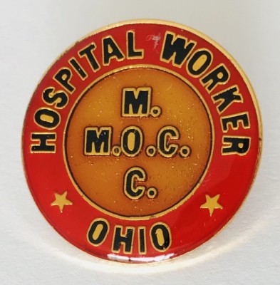 Hospital Worker MOC Ohio Veteran VFW Pin Badge Original Rare (N23 ...