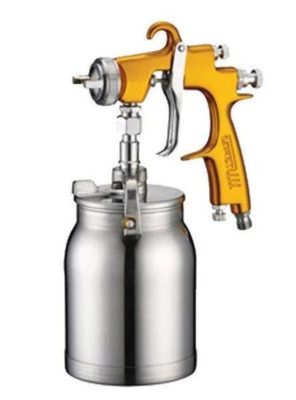 Star EVOT LVLP 2000 V3 Spray Paint Suction Gun 1.5mm Gold Waterbourne ...
