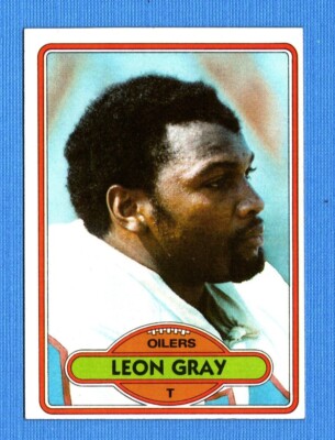 1980 Topps #404 Leon Gray EXMT Houston Oilers | eBay
