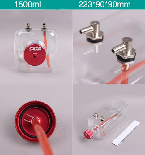 Transparent Fuel Tank for RC Gasoline Airplane 260/300/410/500/700/1000 ...