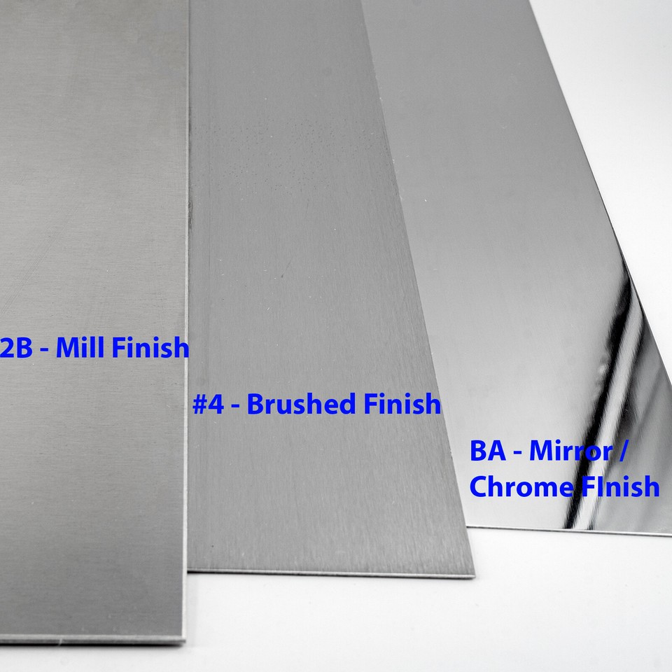 430 Stainless Steel Sheet 24GA (.025") - 48" x 96" (4ft x 8ft) #4 ...