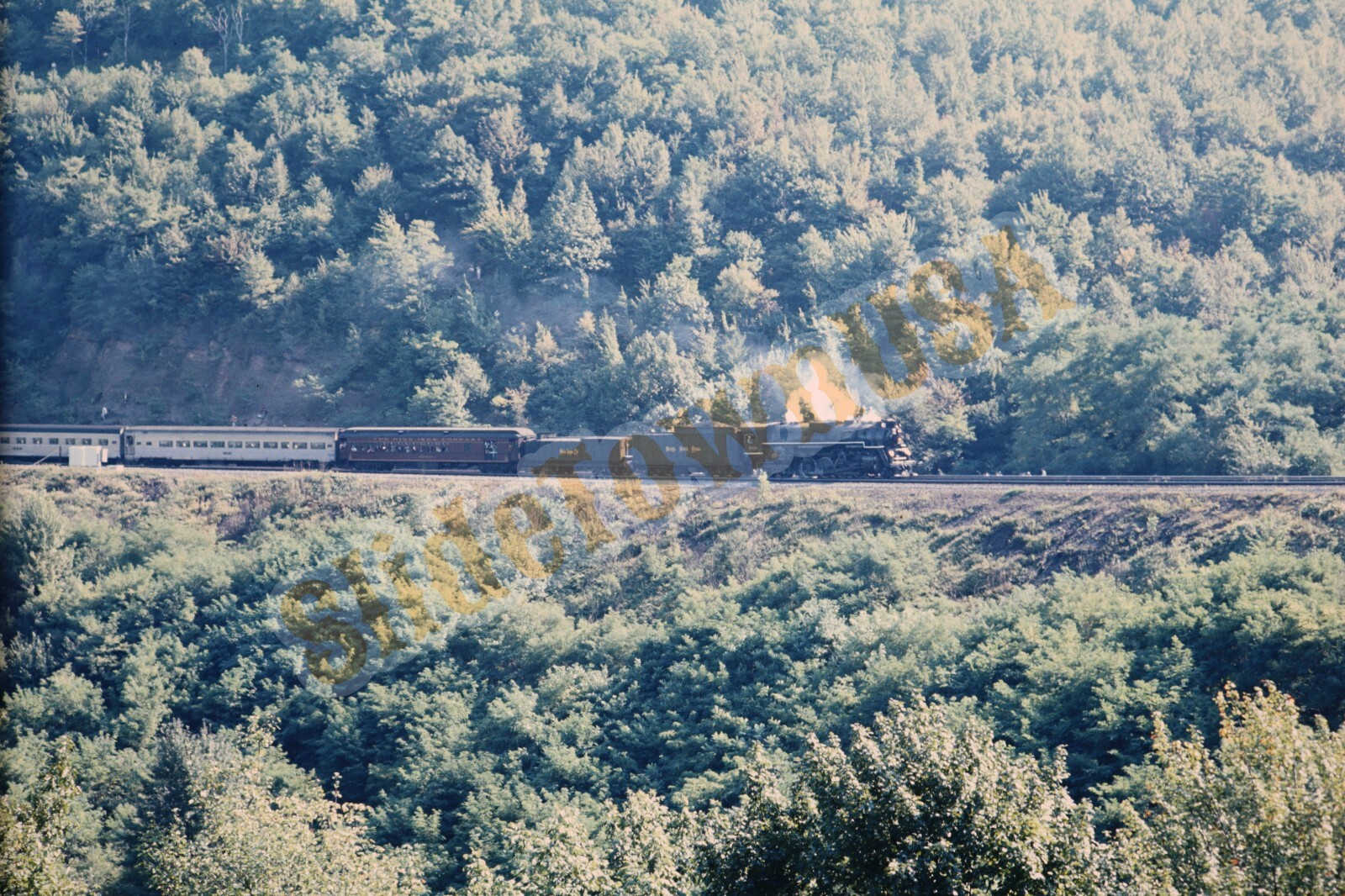 Vtg 1970 Train Slide 759 Steam Engine High Iron Company Car X4G013 | eBay